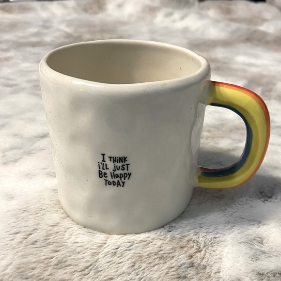 NATURAL LIFE | Dining | Natural Life Ill Just Be Happy Rainbow Handle ...